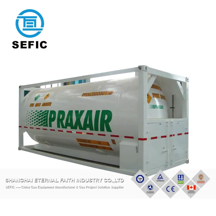 20ft 20m3 Liquid Iso Tank Container Storage Stainless Steel Pressure ...