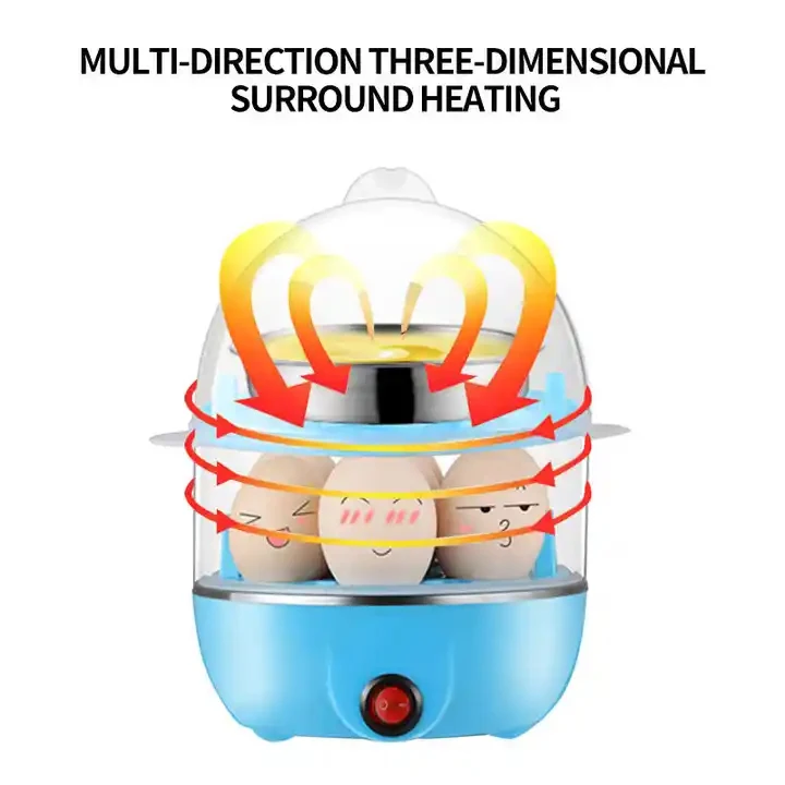 Two Layers Automatic Mini Egg Cooker Machine Electric Stainless Steel ...