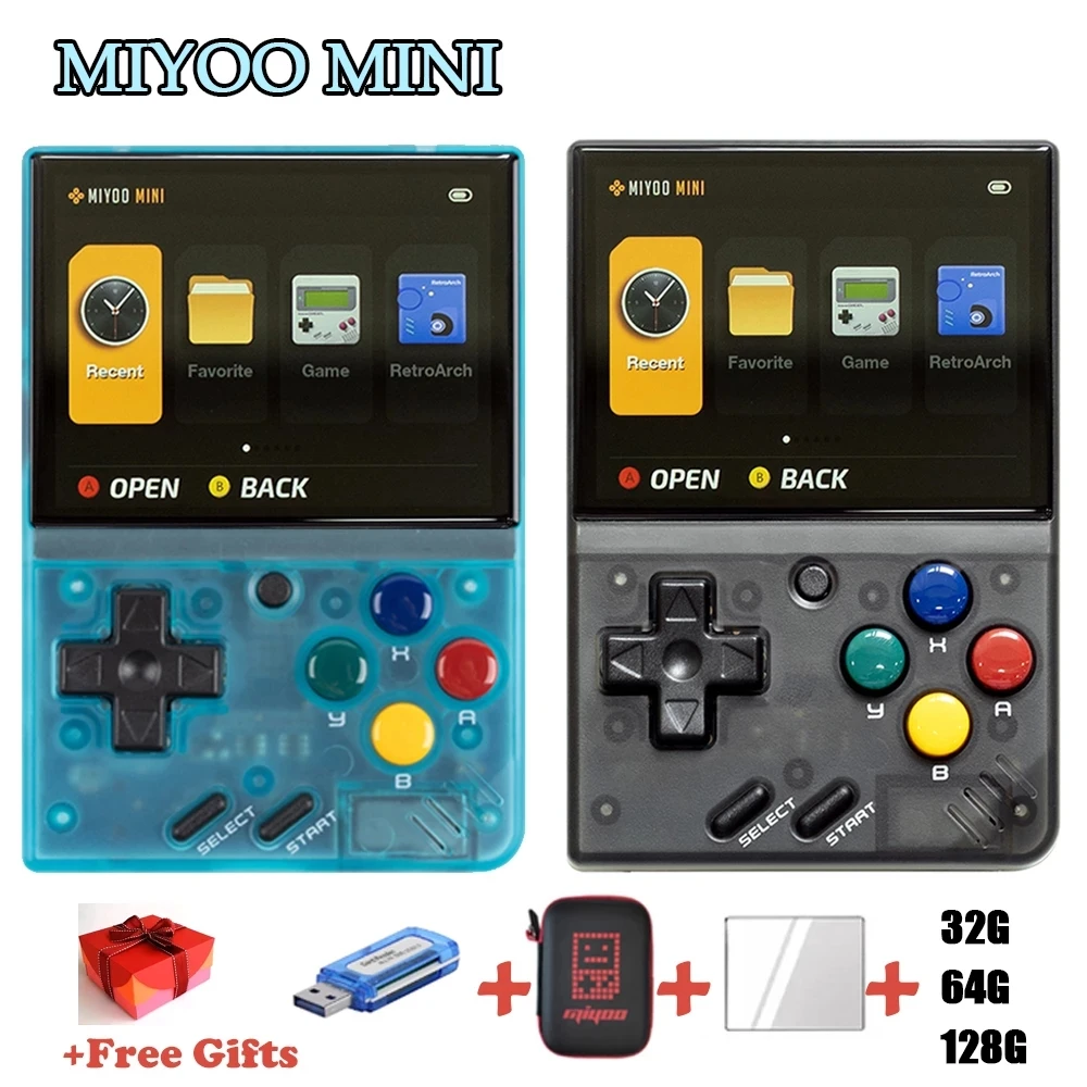 Miyoo Mini V2 V3 Retro Handheld Video Game Console 2.8inch Hd Screen ...