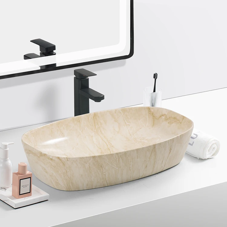 Sanitary Ware Bathroom Lavabo Italian Marble Waschbecken
