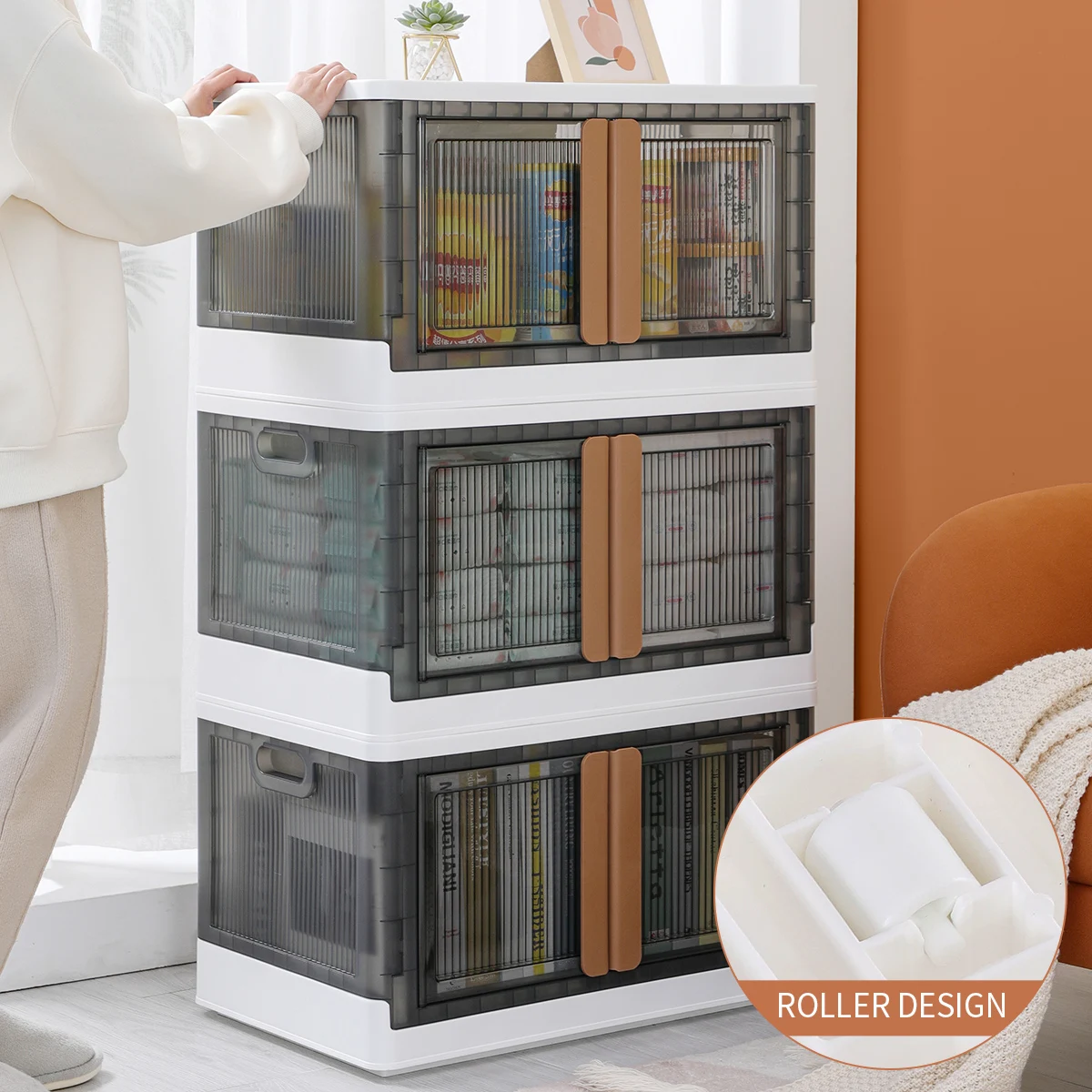 Haixin 3 Pcs 72l Hot Sale High Quality Durable Folding Storage Boxes & Bins - Buy Hot Sale ...