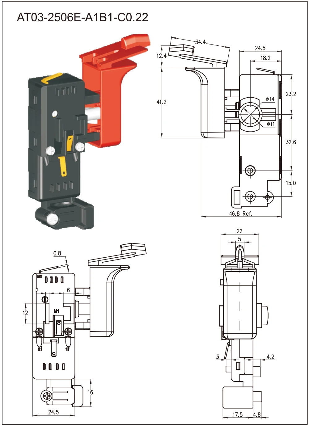 Kejian Trigger Switch - Variable Speed Control for Drills