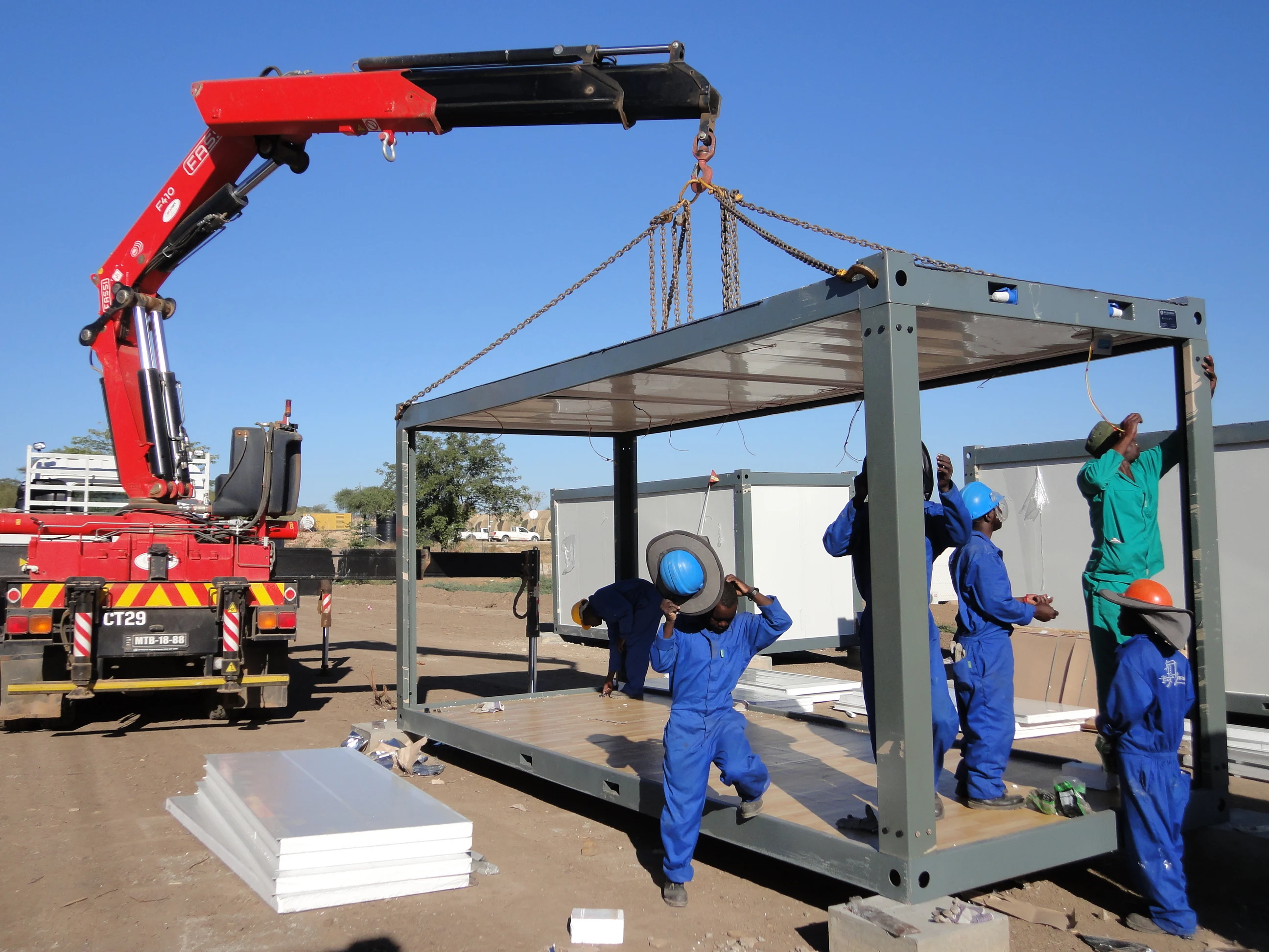 Steel Structure Frame Welded Container Office - 5+ Years Warranty