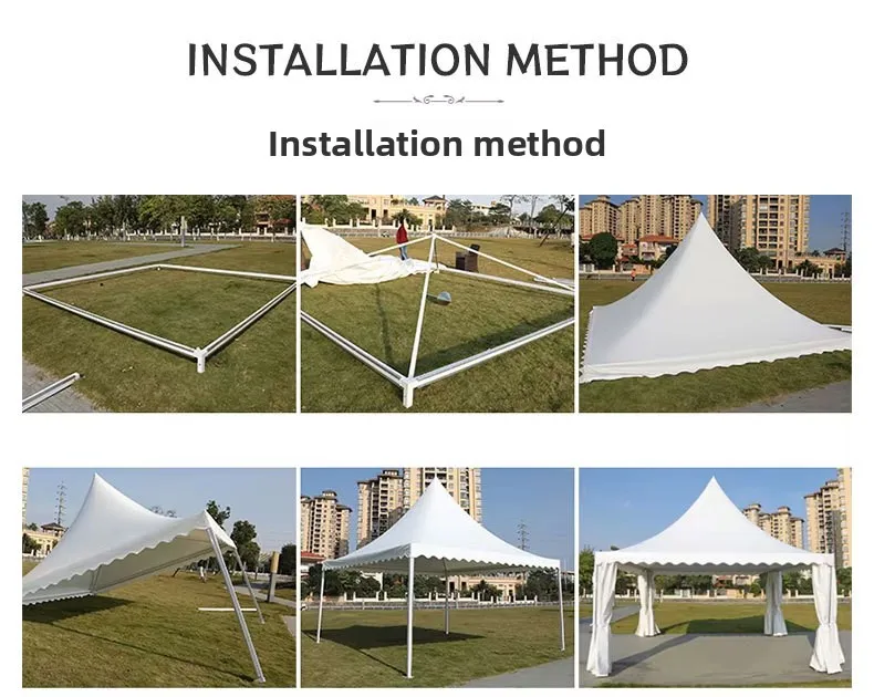 Customized European Style 20x40 Movable Pagoda Tent Large Spire Tent ...