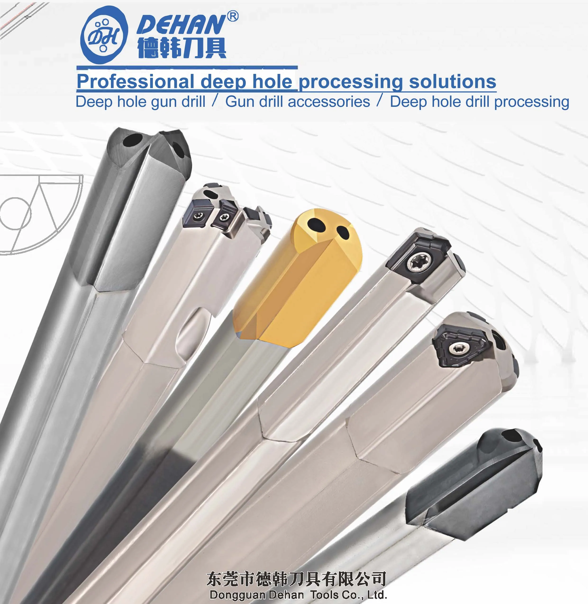 Precision Engineered Carbide Drill with Replaceable Cutting Tip Efficient Deep Hole Drilling for ...