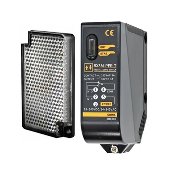 Ben3m-pfr-t Compact Retro-reflective Supply Voltage 24 To 240 V Dc/ac Sensing Distance 3 M Relay ...