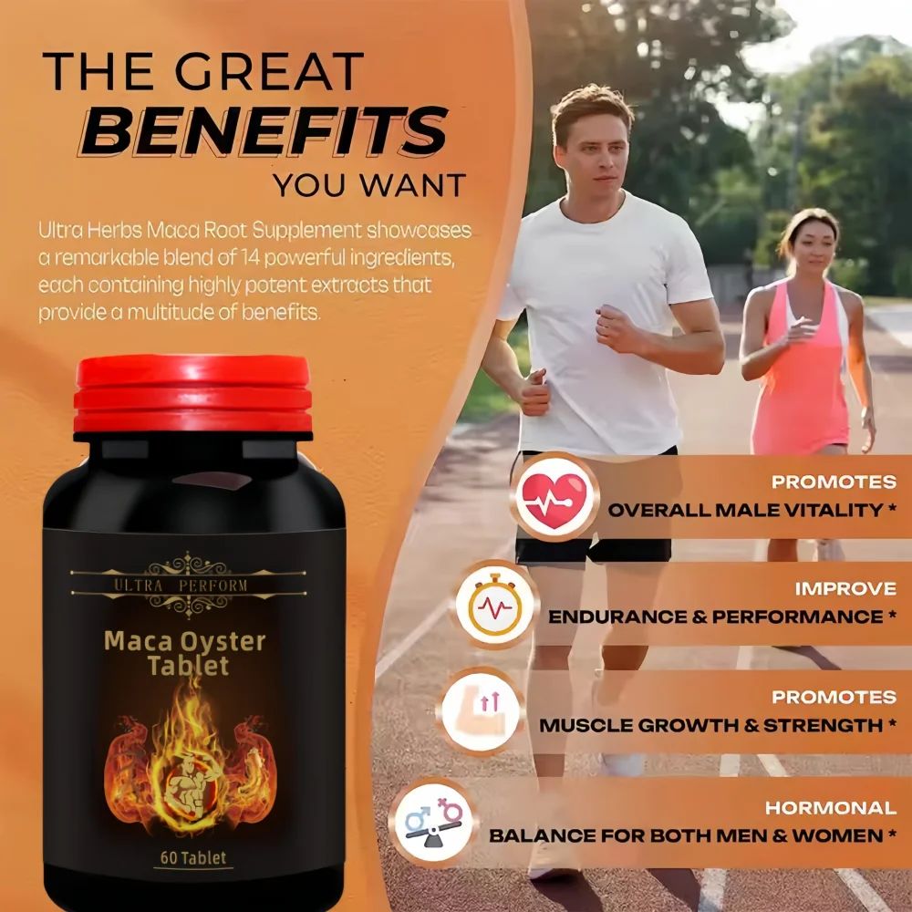 Maca Capsules for Male Enlargement - Thicken & Grow Bigger