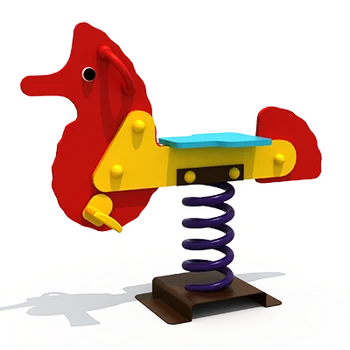 2023 Kids Plastic Spring Riders Spring Rocking Horse Garden Play Animal ...