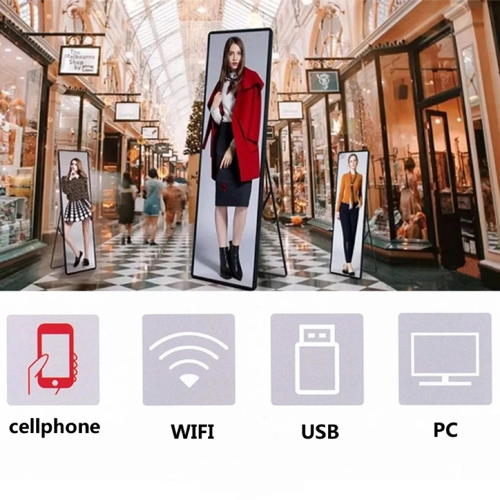 LED Display Digital Portable Display 640*1920mm Mirror