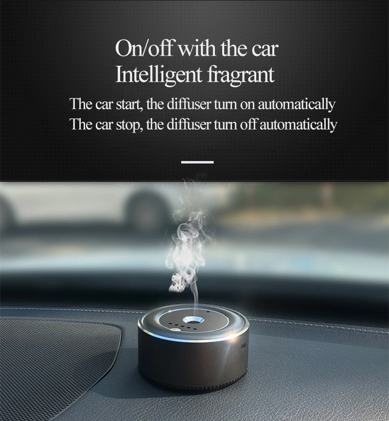 Professional Usb Car Scent Diffuser Soundless Air Purifier Machine ...