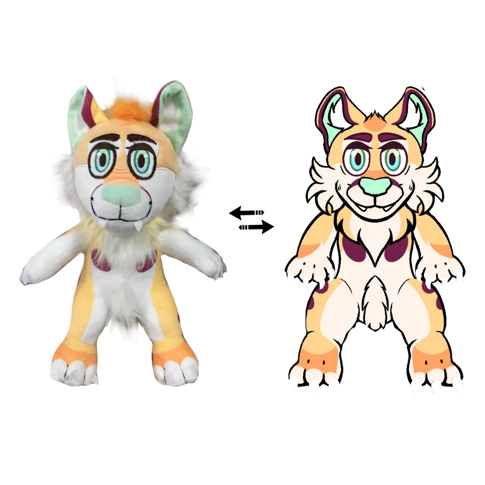 Factory Custom Plushie Furry Toys Soft Stuffed Animals Custom Mascot ...