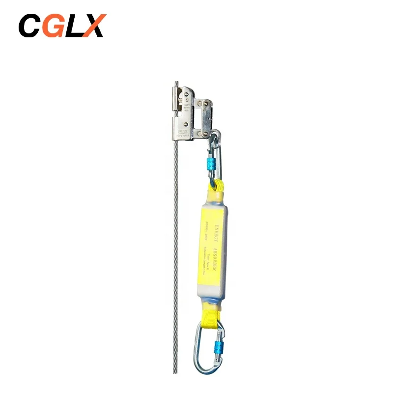 Cglx Hot Sale Anti-fall Protection Cable Vertical Fall Arrester Systems ...