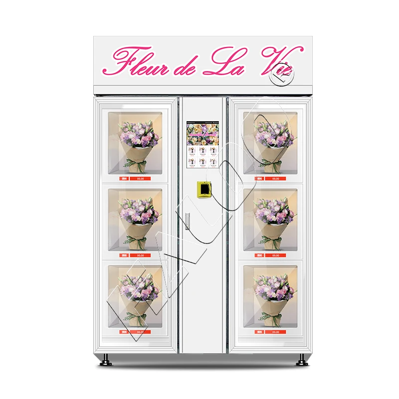Haloo 6-Lattice Automatic Flower Vending Machine Manufacturer