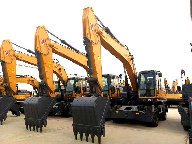 20 Ton Wheel Excavator Xe210 Xe210e Xe210f Xe210w China Core Engine ...