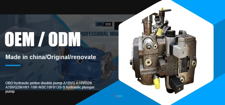 Obo Hydraulic Piston Double Pump A10vg A10vg28 A10vg28hw1-10r ...