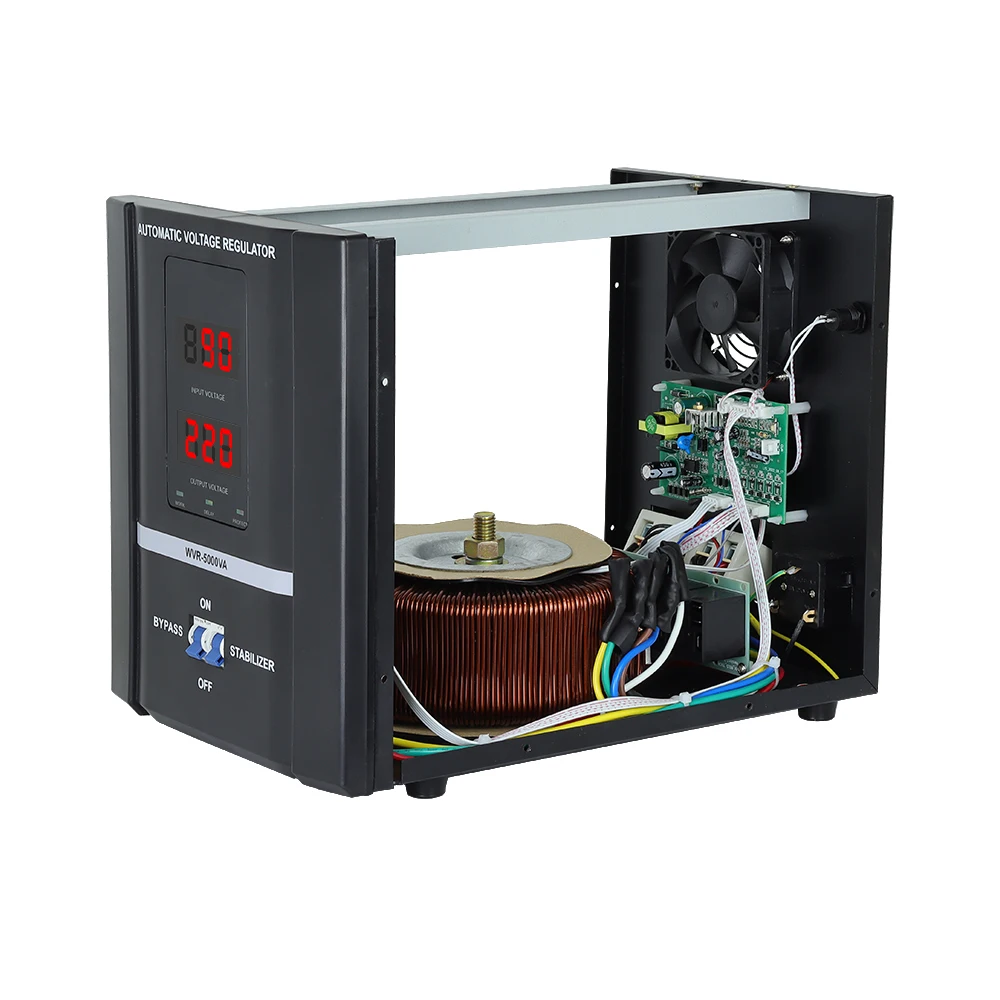 Wvr-5000va Relay Type Desktop Model Single Phase 4kw Automatic Voltage ...