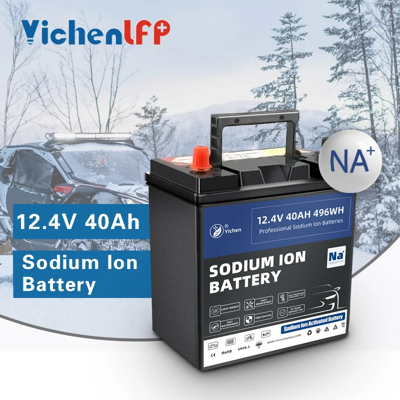 Sunpok 12V Sodium-ion Battery 40Ah for Auto, Boat & Car Audio ...