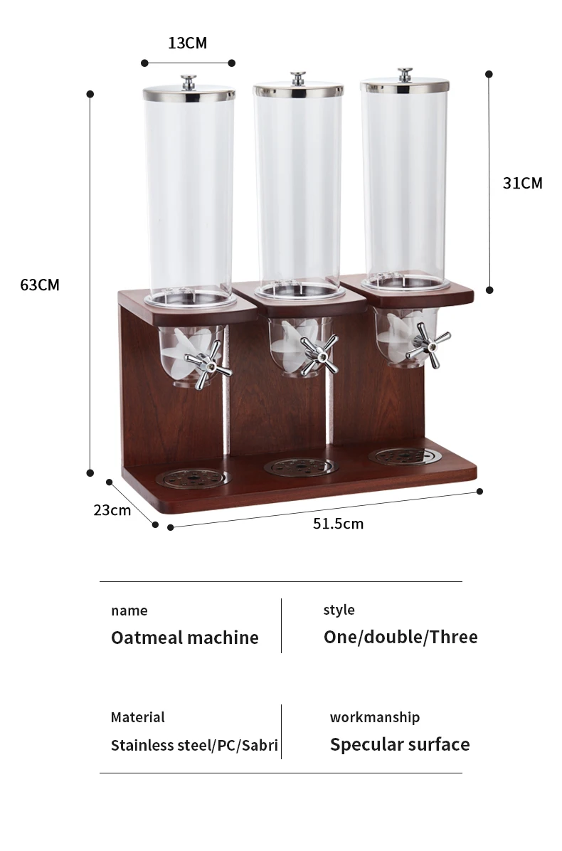 Commercial Dry Bulk Food Coffee Beans Rice Nuts Gravity Bin Dispenser ...