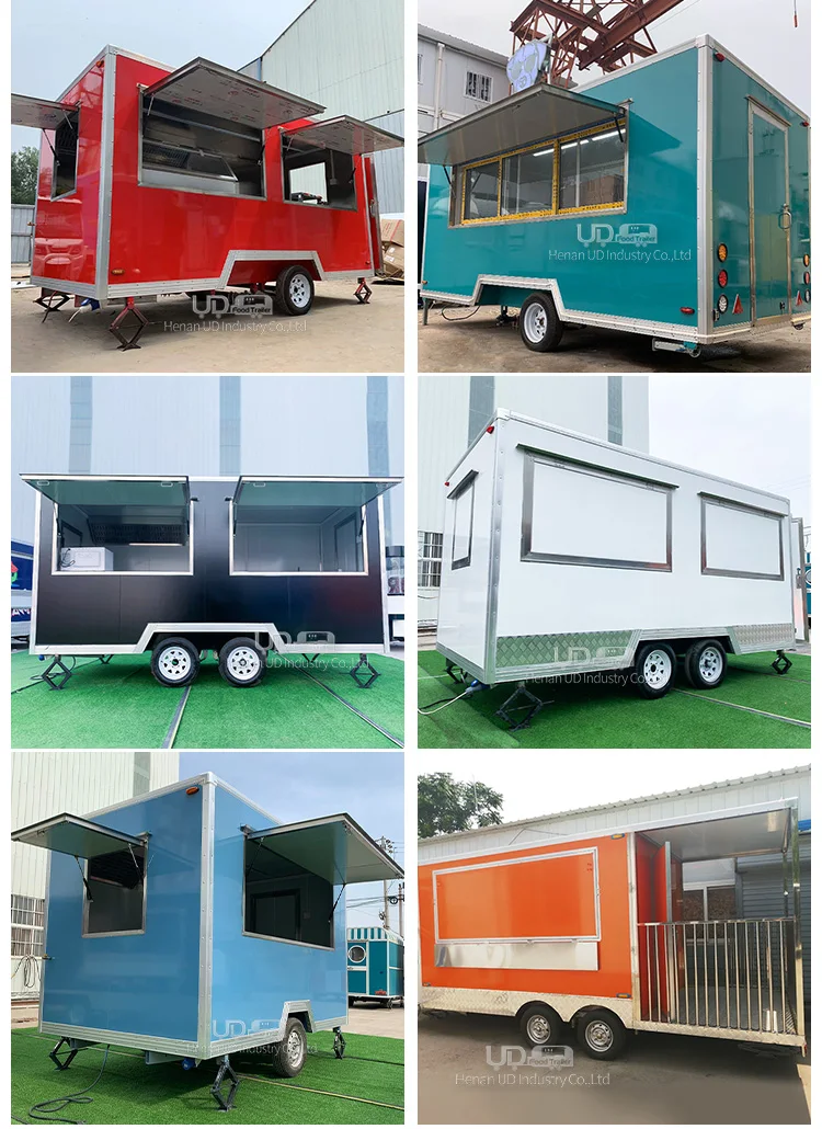 Custom Size Street Mobile Kitchen Pizza Concession Trailer Tacos Truck ...