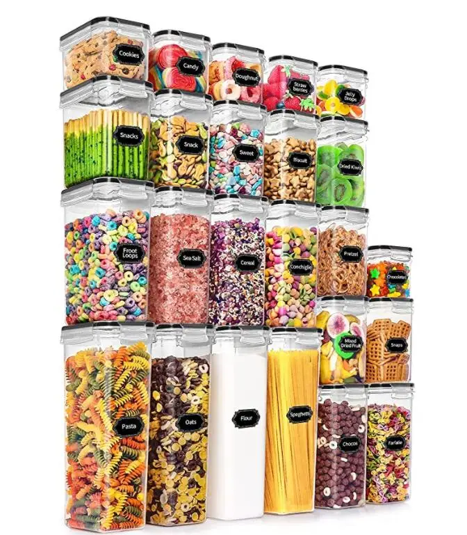 2024 Airtight Plastic Rice Dispenser Container Rice Storage Rice ...