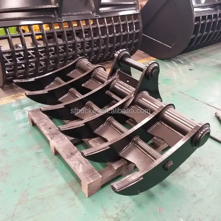 Excavator Mounted Attachment Of Harvesting Rakes Digger Rakes - Buy ...