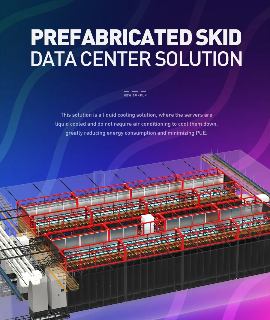 Prefabricated Data Center Skid POD Customized Server Rack Infrastructure Solution| Alibaba.com