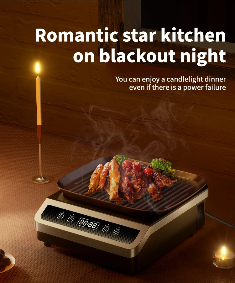 12 Dc Solar Electric Induction Cooker Stove 12v/24v Solar Dc Induction ...