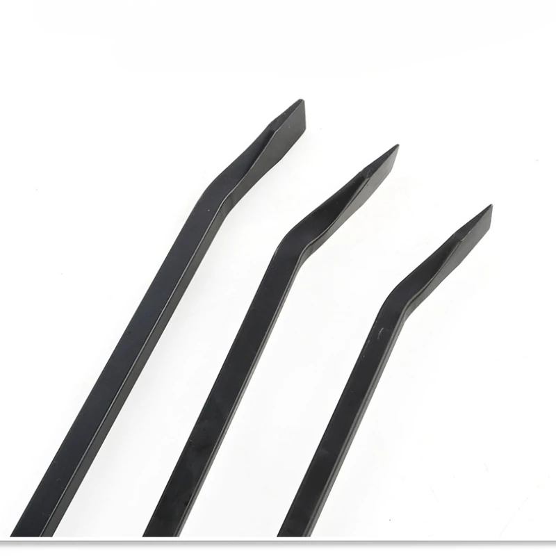 Angled Tip Pry Bar Heavy Duty Pry Bar with Strike Cap Handle Non-Slip ...
