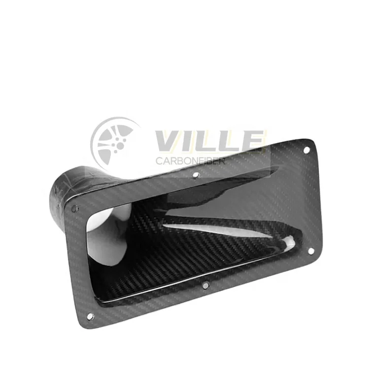 Custom Car Front Vent Diffuser Carbon Fiber Molding Parts 3K Glossy ...