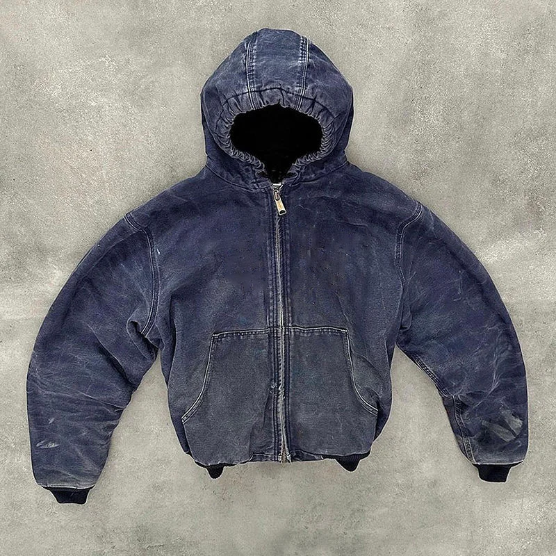 Custom Vintage Stone Wash Jacket - Heavyweight & Durable
