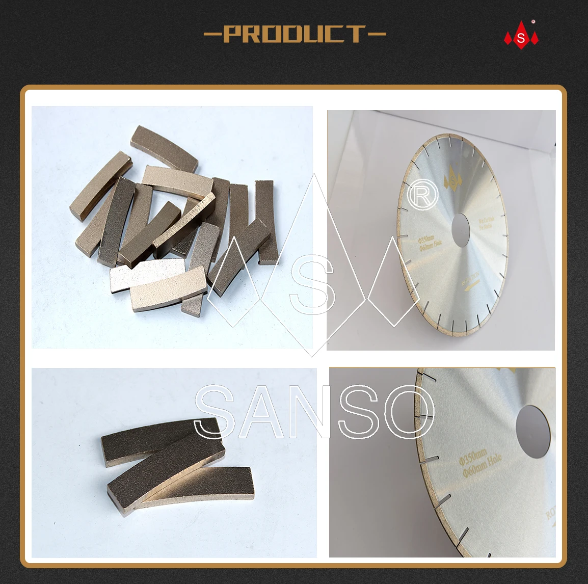 Sanso Diamond Tips Granite Cutting Segment For 2500mm Saw Blade Buy Diamond Segments Diamond