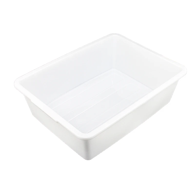 Rectangular White Plastic Basin,Deepen The Fruit And Vegetable Storage ...