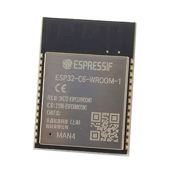 Esp32-c6 Soc Ic Esp32-c6-wroom-1 Esp32 C6 Wifi6 Modules With 32bit Risc-v Support Wifi Ble Le 5. ...