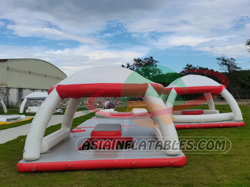 Aqua Park Marine Inflatable Floating Pontoon Island bar Float Dock ...