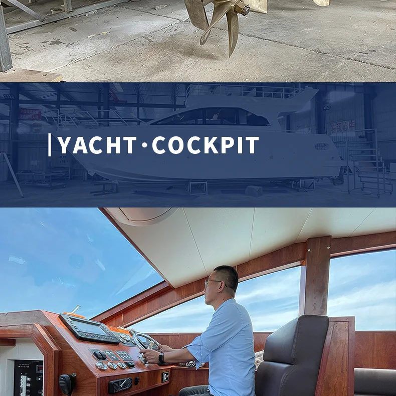 JS Yacht 43 Feet Magnesium Aluminum Alloy Luxury Yacht Boat