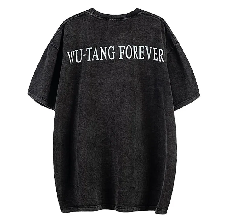 Manufacturers Faded Graphic Vintage Washed T Shirts Black Printed Wash ...