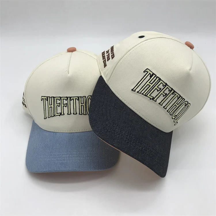 Custom 5 Panel Structured Hats - Durable & Stylish Caps