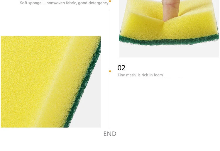 Ds1611 Kitchen Cleaning Sponges Eco Non-scratch Dish Scrub Sponges ...