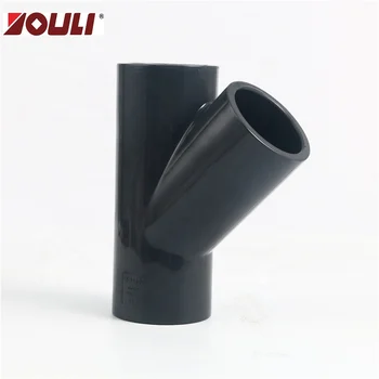 Pvc Y Tee 45 Degree Tee Astm & Din Standard Industrial Pvc Pipe ...