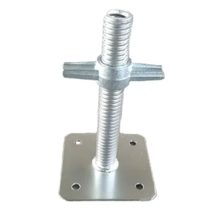 Scaffolding System Adjustable Steel Base Jack With Nut 32/36/38/40/42mm ...