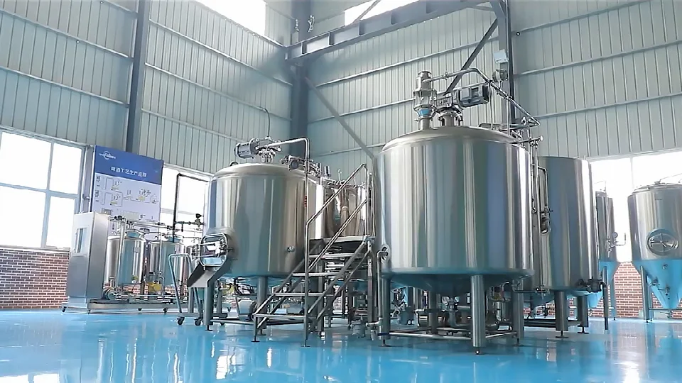 Tonsen 1000 Liter Industrial Turnkey Beer Equipment Automatic Beer ...