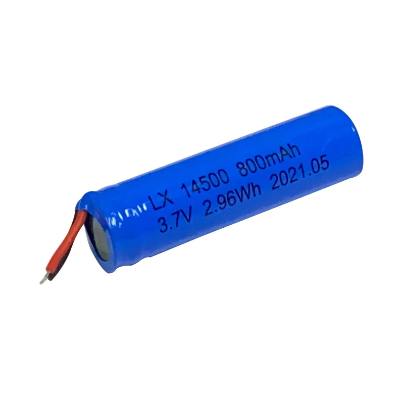 Wholesale Rechargeable 14500 Cell Lithium Battery - 800mah