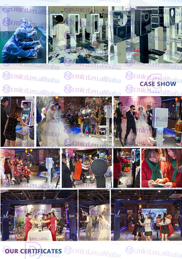 Chimee Fantastic Touch Screen Magic Mirror Photo Booth With Camera And Printer Mirror Photo ...
