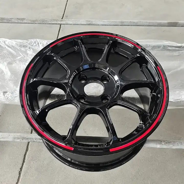 Multi Spoke Design Gray Black Mags Passenger Car Wheels With Pcd 5x100 ...