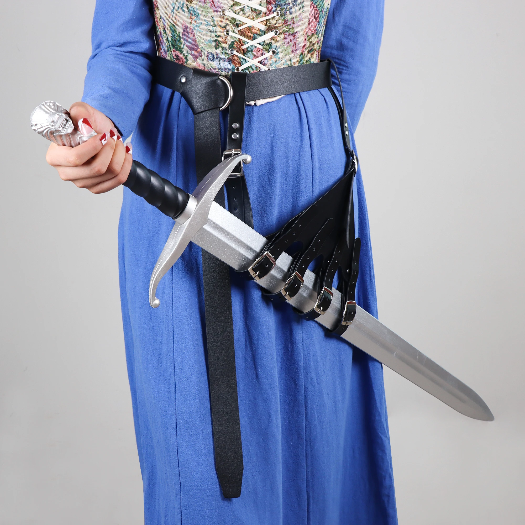Medieval Sword Belt Gun Holster Scabbard Holder Halloween Cosplay Props ...