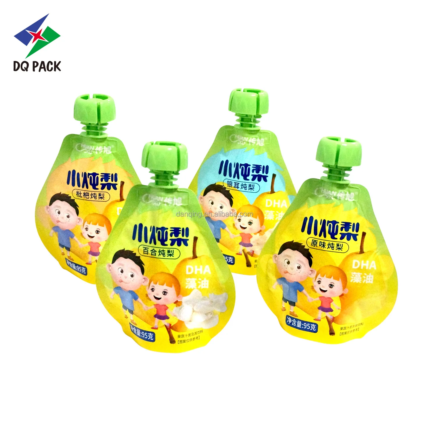 Flexible Packaging Doypack Stand up Spout Pouch for Liquid Juice Wine ...