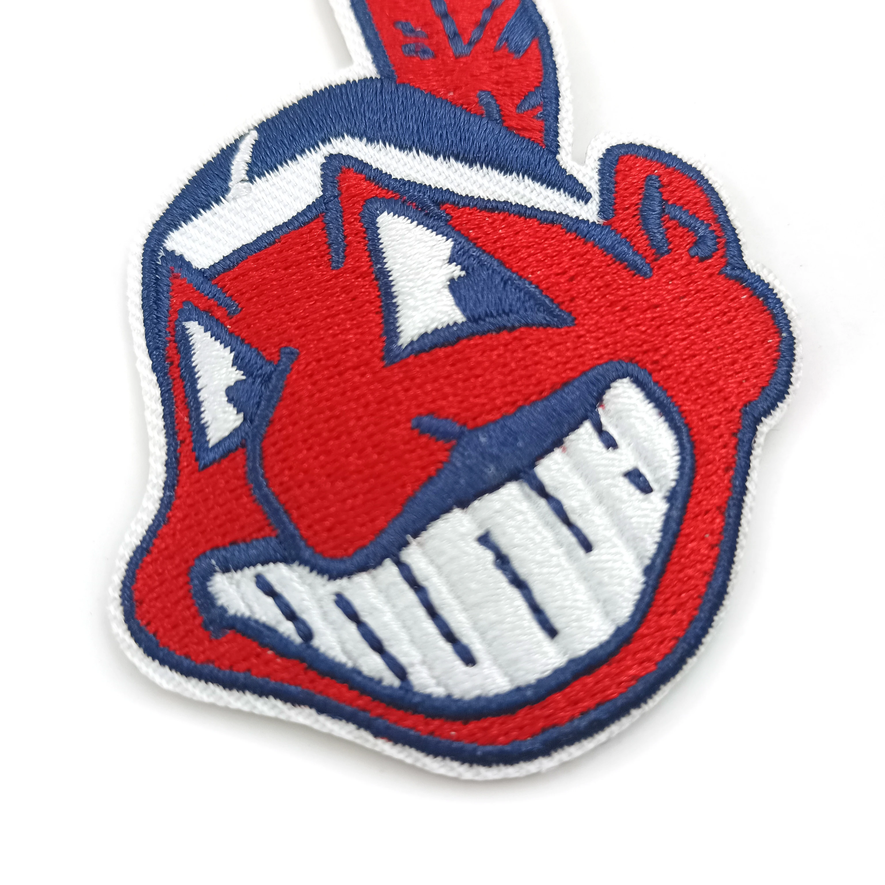Custom MLB Cleveland Indians Twill Embroidery Iron-On Patch Indians ...