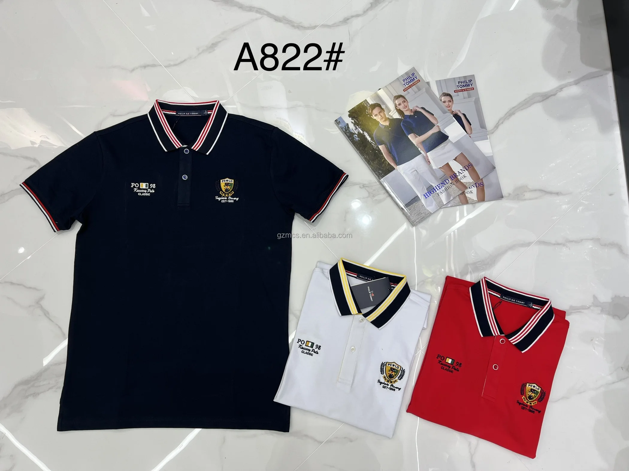 Factory Price Cotton Embroidery logo Printing for Men& 39; S Polo T ...