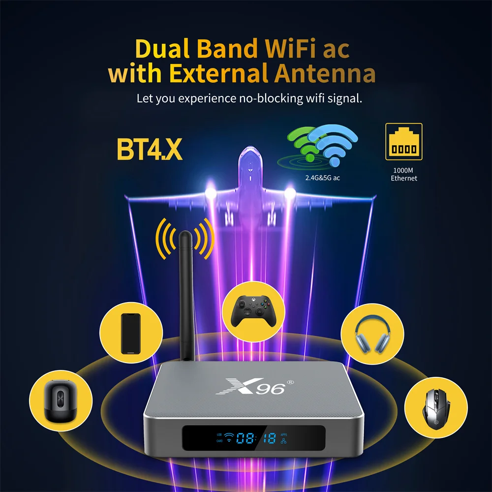 X96 X9 Amlogic S922X TV Box - 4K 60fps, 8K 30fps Media Player