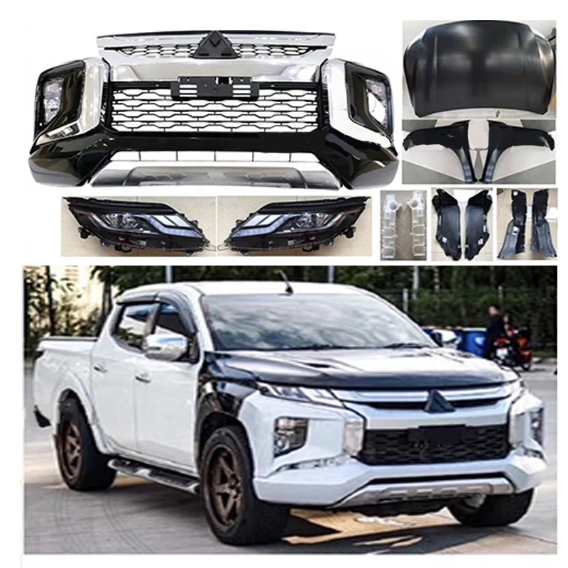 New Car Front Rear Bumper Facelift Wide Conversion Bodykit Body Kit For ...